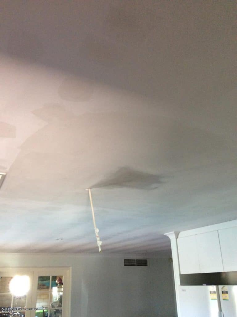 sagging ceiling and water damage - Ocean Reef - Perth Ceiling Repair ...